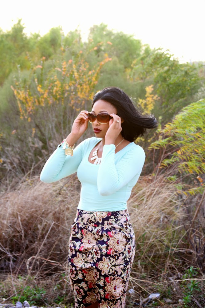 OOTD: Paisley Mint